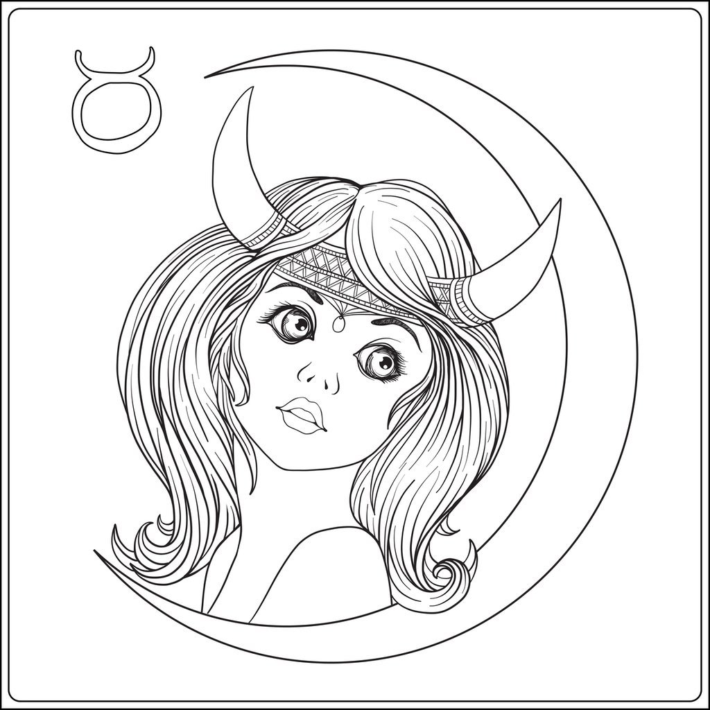 Козерог раскраска - 73 фото